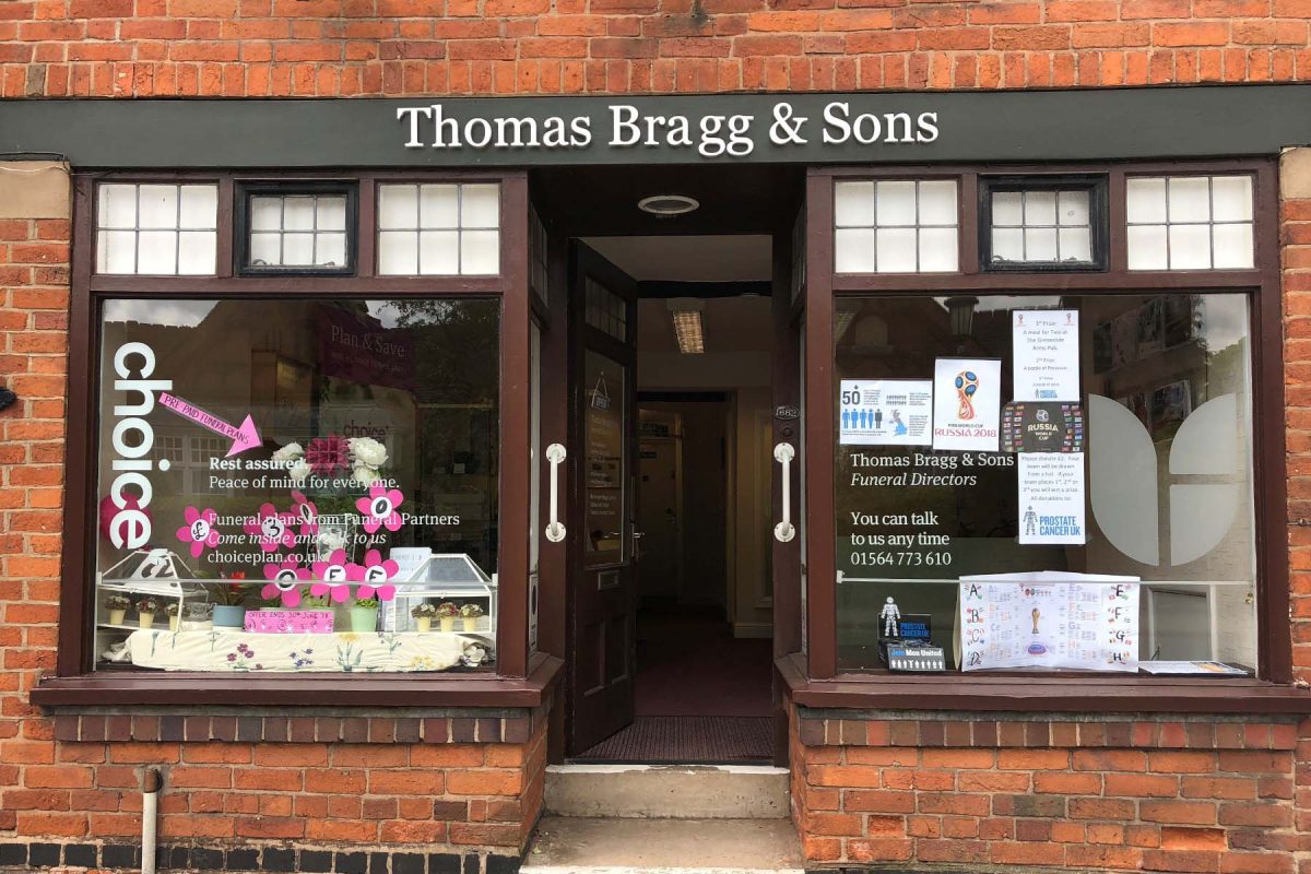 Thomas Bragg & Sons Funeral Directors | Shirley and Knowle